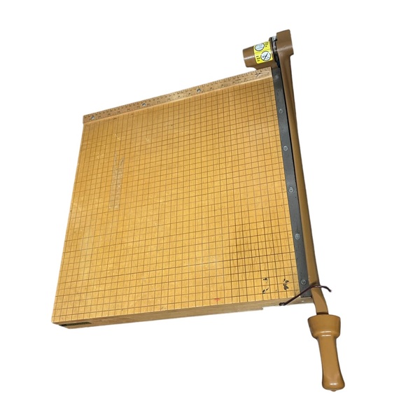 Ingento | Office | Ingento Paper Cutter 152 19x19 Wood Wcast Iron Blade ...